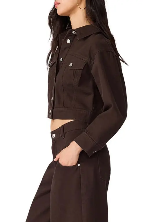 Steve Madden Dove Cropped Denim Jacket