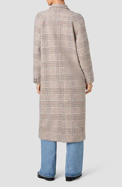 French Connection Sutton Plaid Tailored Coat