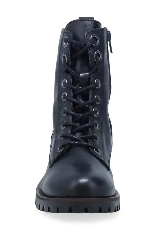Miz Mooz Amirah Lace-up Platform Bootie - Black