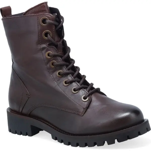 Miz Mooz Amirah Lace-up Platform Bootie - Brown