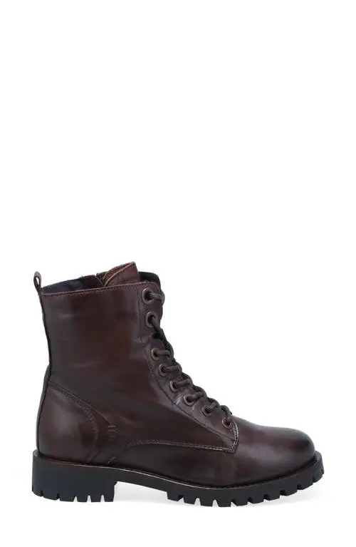 Miz Mooz Amirah Lace-up Platform Bootie - Brown