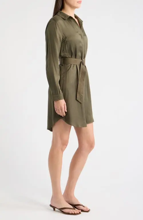 Bella Dahl Multi Stitch Belted Shirtdress