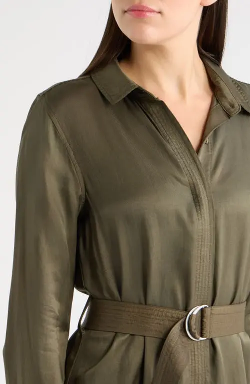 Bella Dahl Multi Stitch Belted Shirtdress