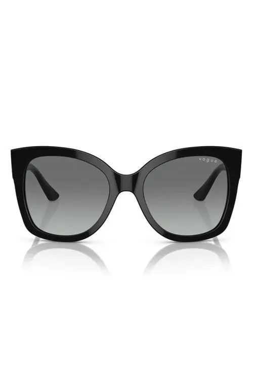 VOGUE Vo5338s 54mm Square Sunglasses - Black/grey Gradient
