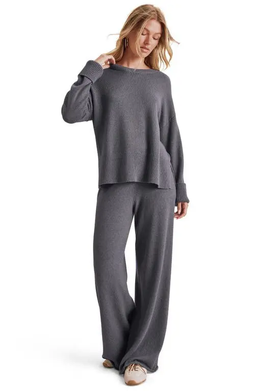 Splendid Haven Crewneck Cotton Blend Sweater