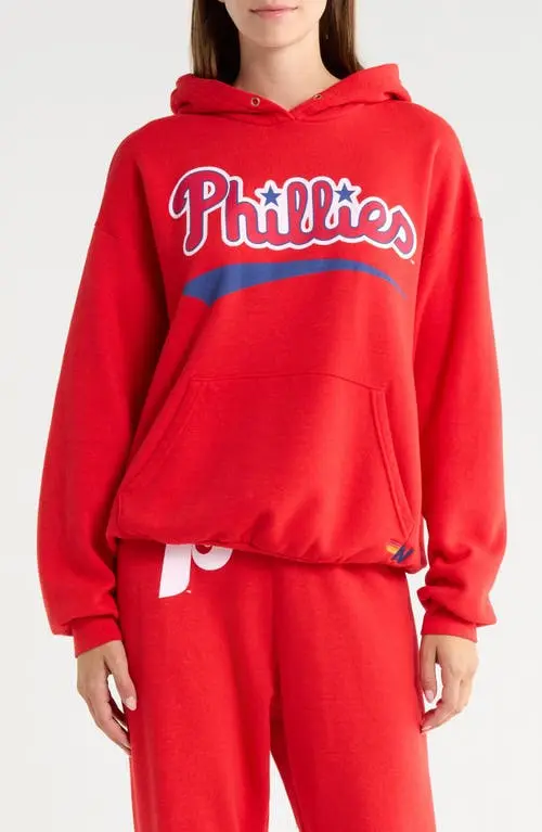 Aviator Nation Philadelphia Phillies Graphic Hoodie - Red