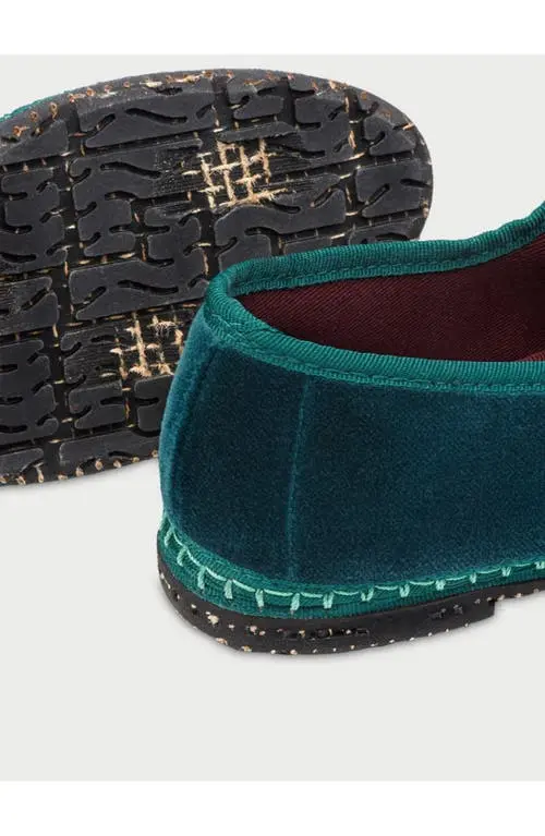 FLABELUS Leonor Mary Jane Flat - Green