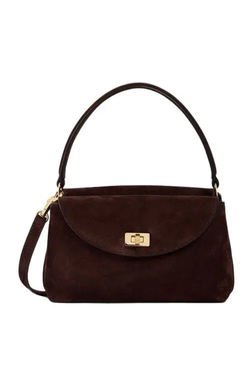 Sandro Le Mini Grand Bazaar Suede Bag