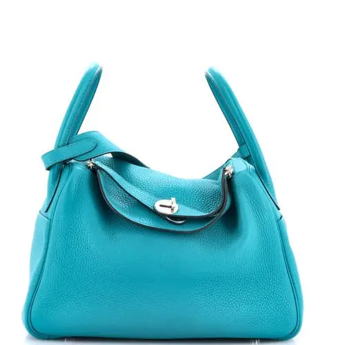 Hermès Lindy Bag Clemence 30 - Blue
