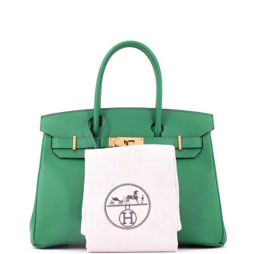 Hermès Birkin Handbag Epsom With Gold Hardware 30