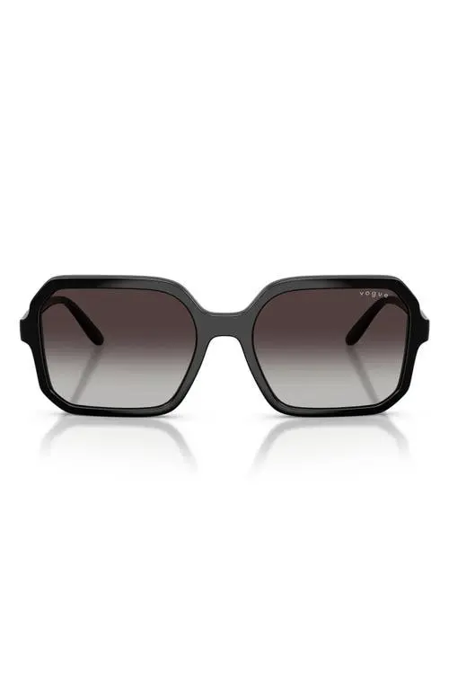 VOGUE 55mm Vo5696s Square Sunglasses - Black/grey Gradient