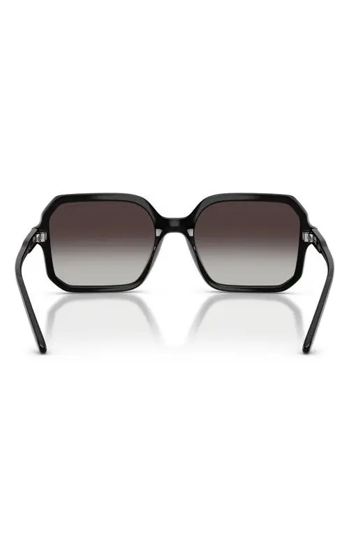 VOGUE 55mm Vo5696s Square Sunglasses - Black/grey Gradient