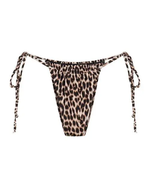 VACAY SWIMWEAR Rio Bikini Bottom - Leopard