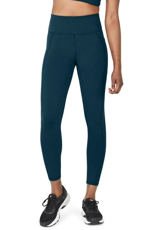 Sweaty Betty Super Sculpt High Waist Yoga Pocket Leggings - Beetle Blue