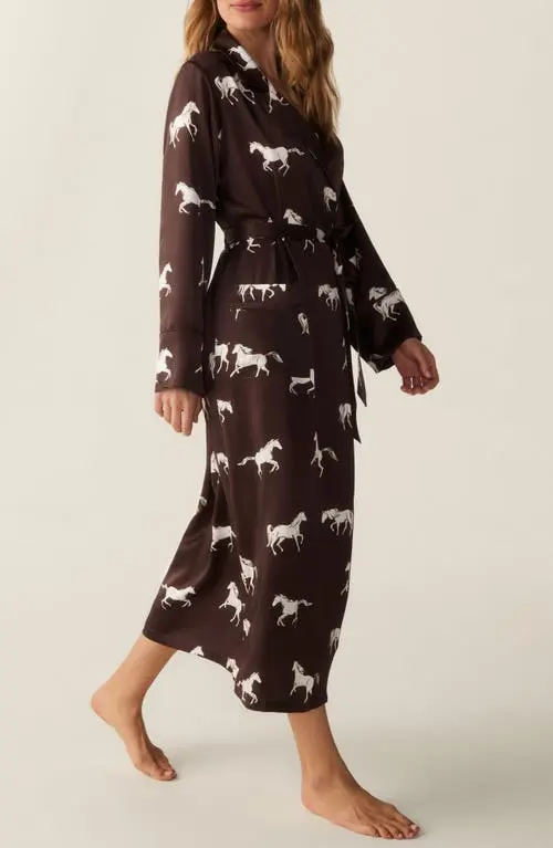 PETITE PLUME Highgrove Silk Robe