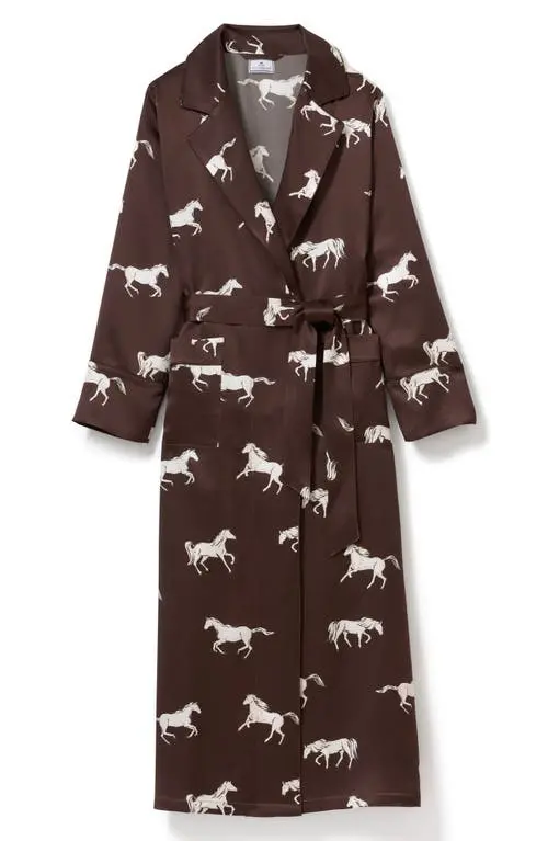 PETITE PLUME Highgrove Silk Robe