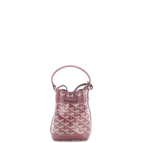 Goyard Petit Flot Bucket Bag Coated Canvas Mini