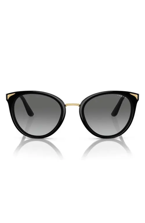 VOGUE Vo5230s 54mm Gradient Butterfly Sunglasses - Black/grey Gradient