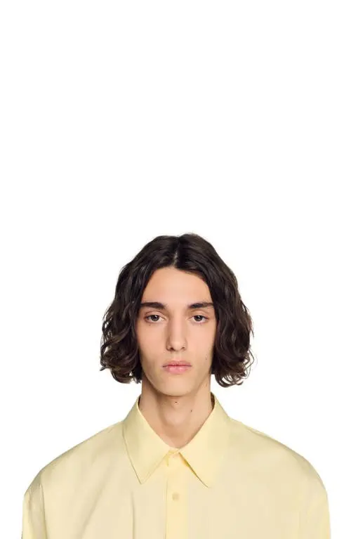 Sandro Oversized Cotton Shirt