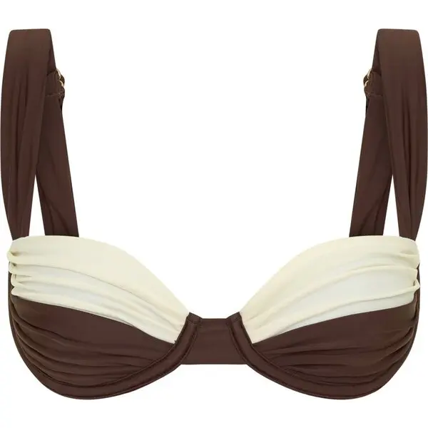 VACAY SWIMWEAR Rhodes Swim Top - Coconut