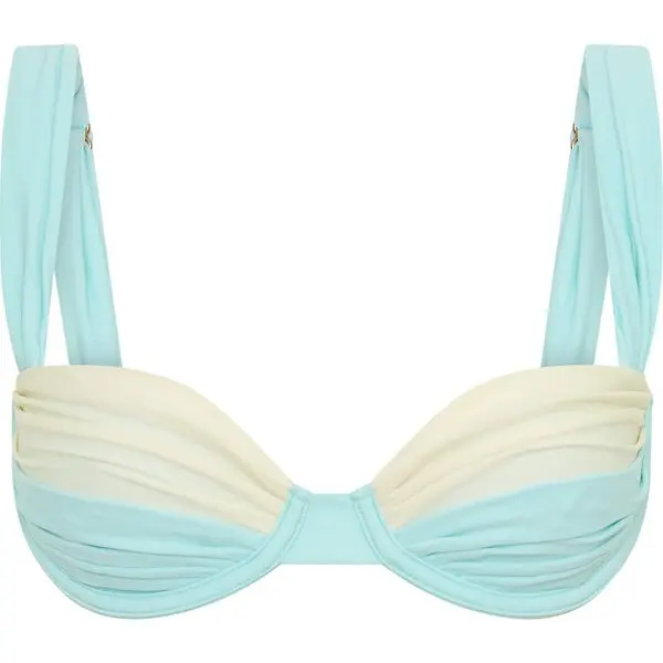 VACAY SWIMWEAR Rhodes Bikini Top - Glacier