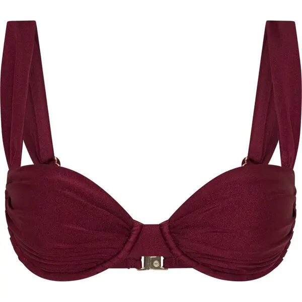 VACAY SWIMWEAR Rhodes Bikini Top - Shiraz
