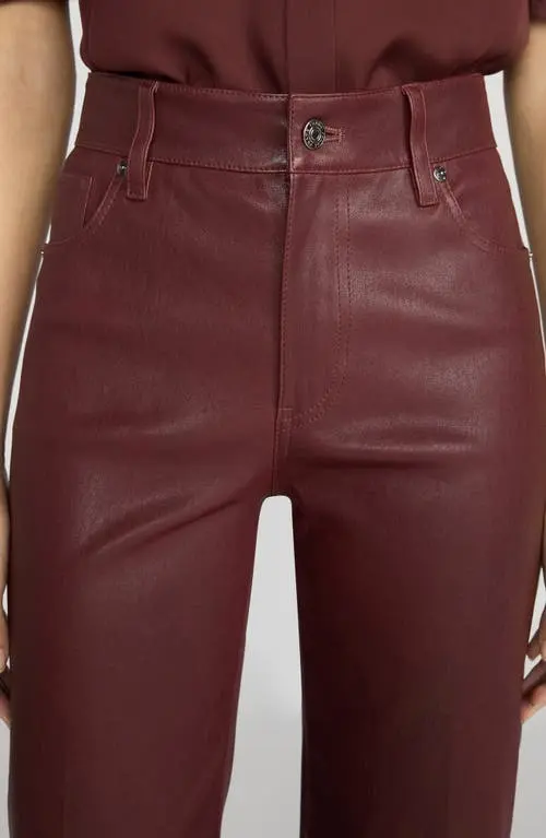 FRAME The Leather Slim Palazzo Leather Pants