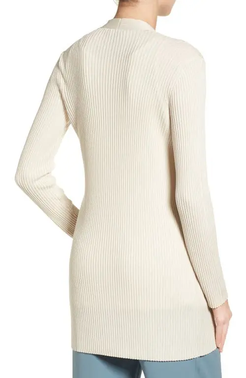 Eileen Fisher Ribbed Longline Cardigan