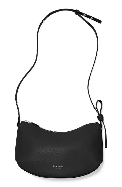 Kate Spade New York Loop Pebbled Leather Shoulder Bag - Black