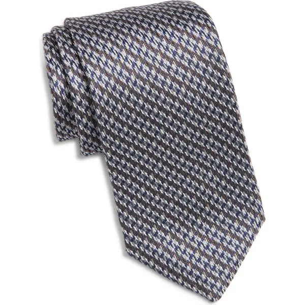 JACK VICTOR Chevron Silk Tie