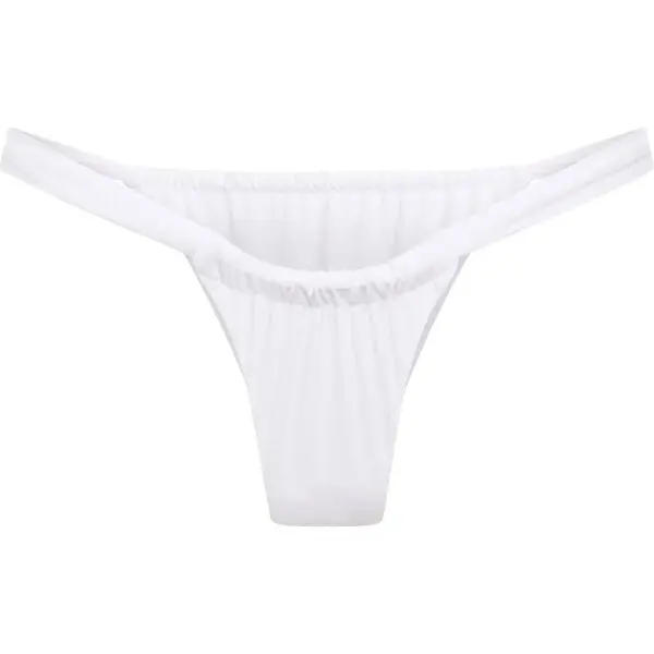 VACAY SWIMWEAR Rhodes Bikini Bottom Polka Dot Print - Ivory