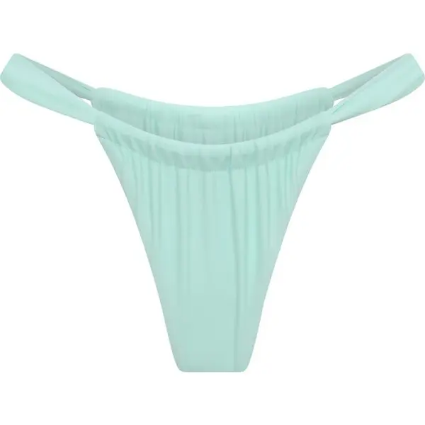 VACAY SWIMWEAR Rhodes Bikini Bottom Polka Dot Print - Mint