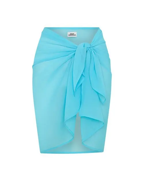 VACAY SWIMWEAR Catalina Sarong - Aqua