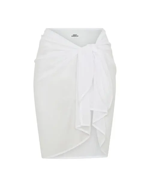 VACAY SWIMWEAR Catalina Sarong - White