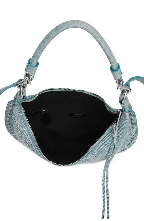 Rebecca Minkoff Small Darren Crescent Leather Crossbody Bag