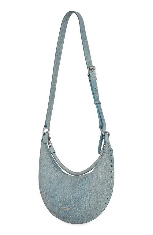 Rebecca Minkoff Small Darren Crescent Leather Crossbody Bag
