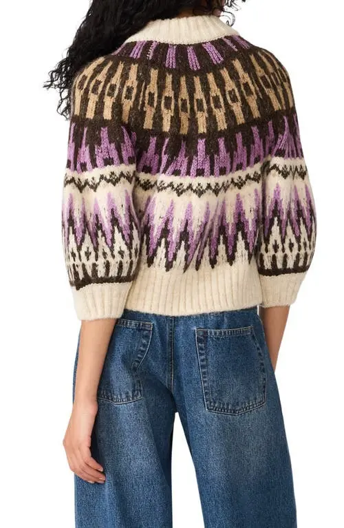Steve Madden Adley Fair Isle Cardigan