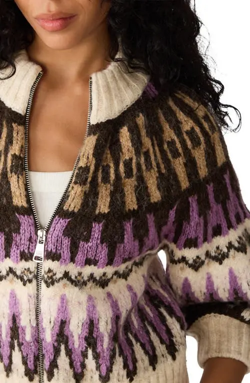 Steve Madden Adley Fair Isle Cardigan