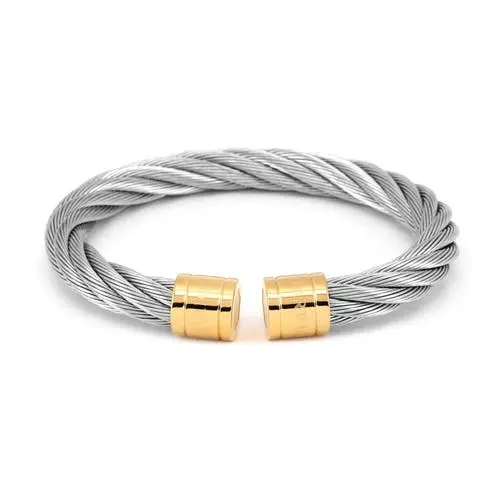 CHARRIOL Celtic Gent Open Shank Bangle - Bicolor