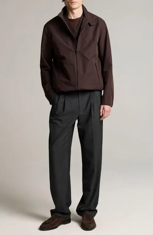 Vince Band Collar Windbreaker
