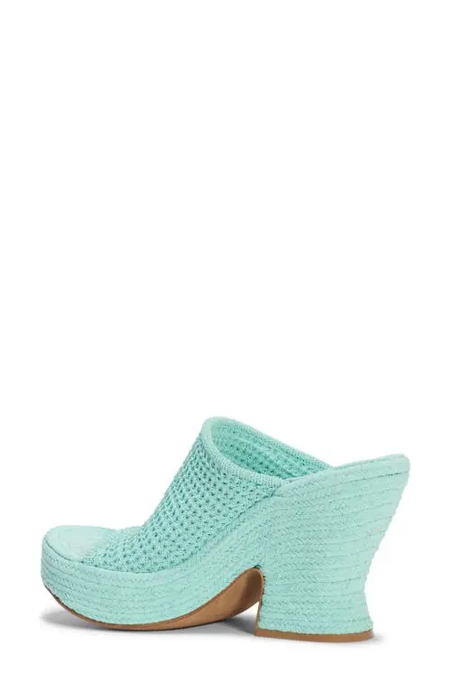 Bottega Veneta Crochet Platform Slide Sandal