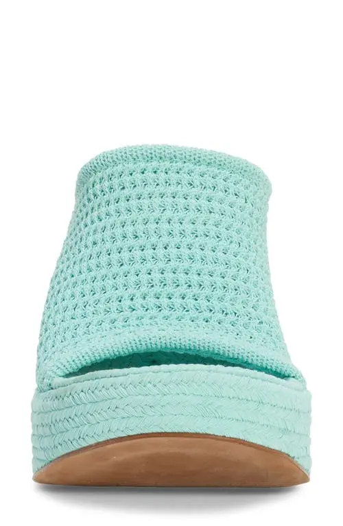 Bottega Veneta Crochet Platform Slide Sandal