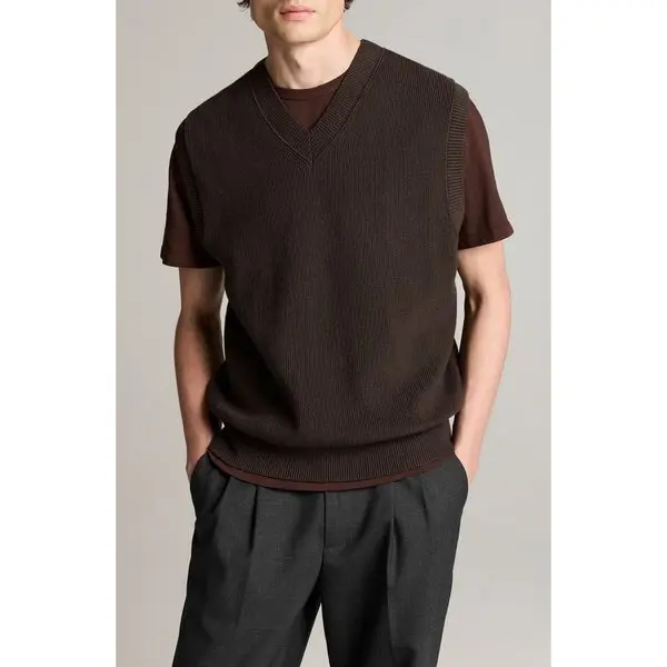 Vince Heirloom Shaker Sweater Vest