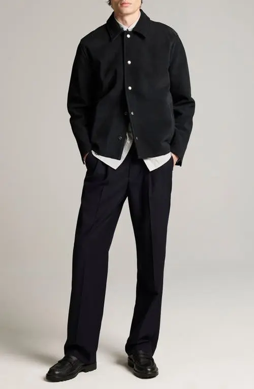 Vince Split Suede Leather Coaches Jacket