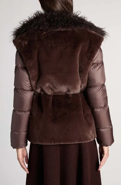 Moncler Immersif Faux Fur Trim Jacket