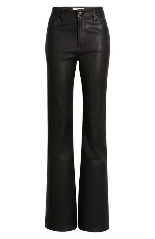 FRAME The Leather Flare Pants