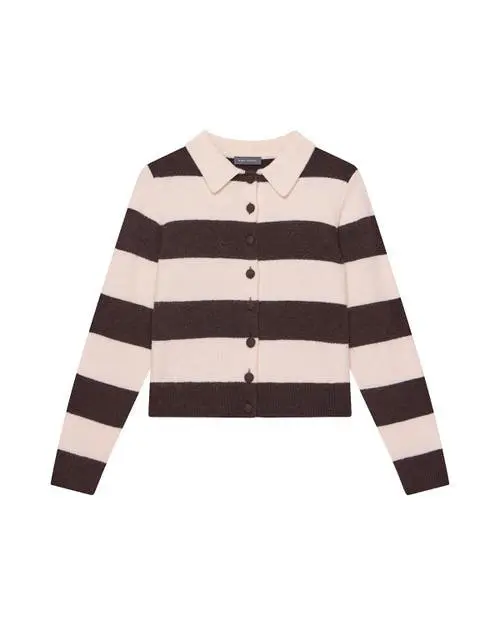 Mint Velvet Striped Knit Cardigan
