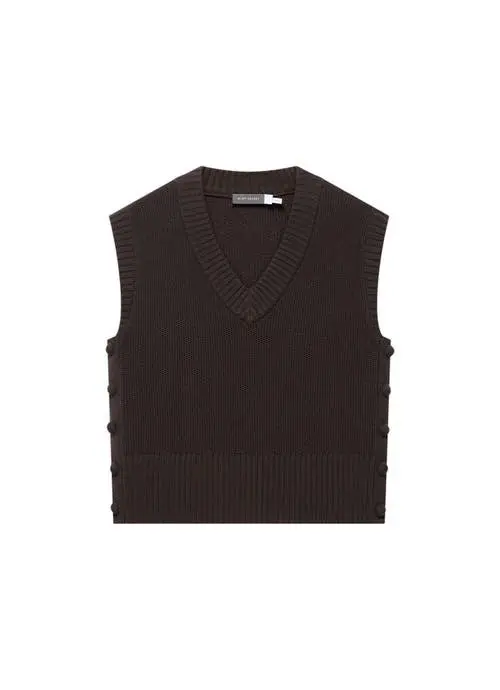Mint Velvet V Neck Tabard Sleeveless Vest Sweater