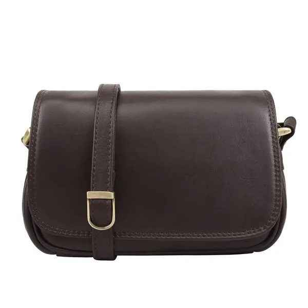 LLOYD BAKER LONDON Amritsar Full-grain Leather Crossbody Bag