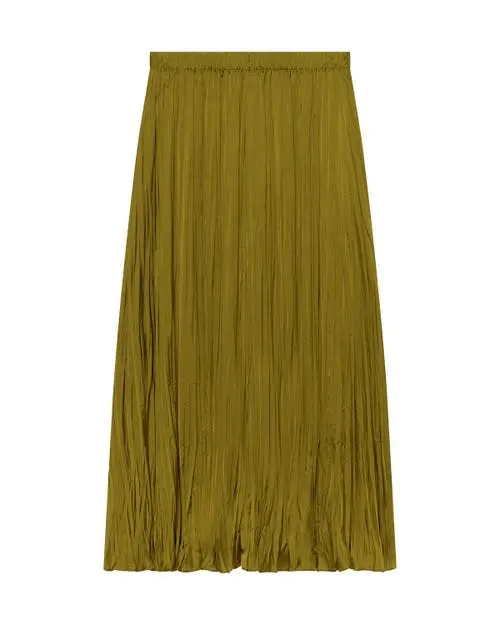 Mint Velvet Crinkle Maxi Skirt